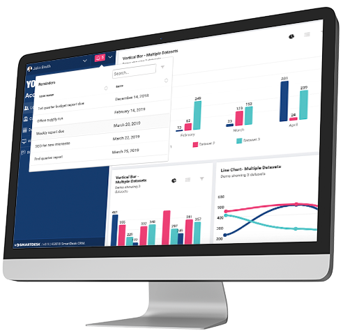 SmartDesk CRM features